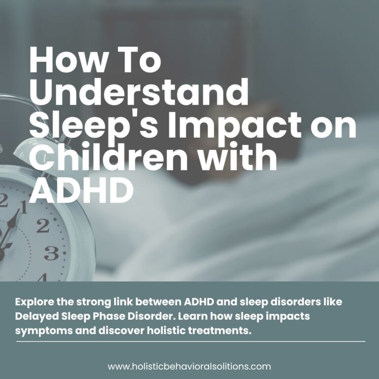 How To Understand Sleep's Impact on Children with ADHD - Holistic ...